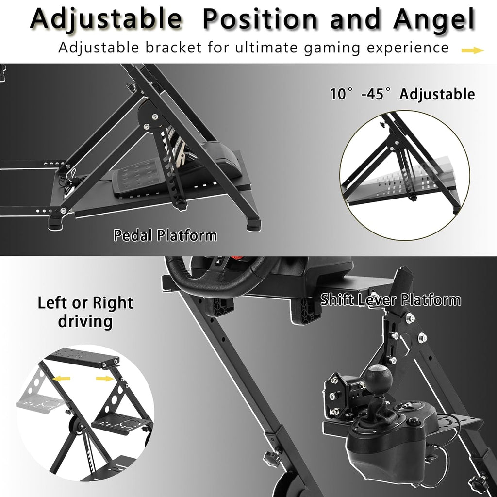 Marada New Upgrade Steering Wheel Stand X Mount Compatible with PXN, T