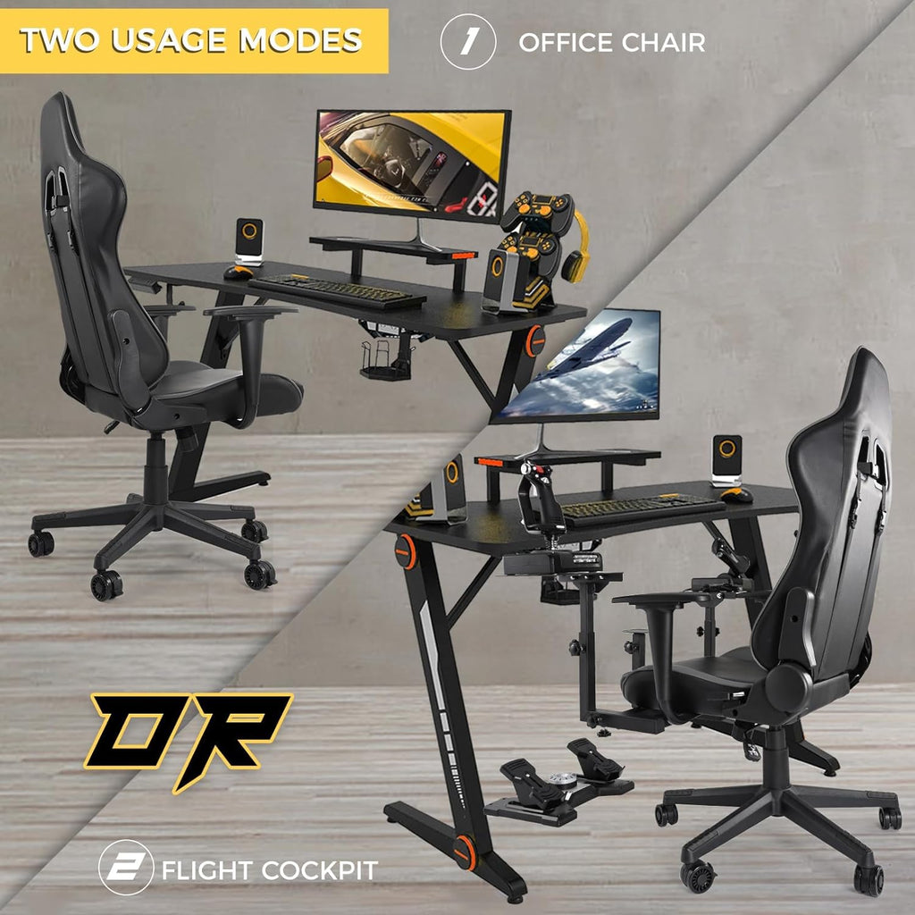 Marada Flight Joystick Hotas Mount with Chair Adjustable Compatible wi