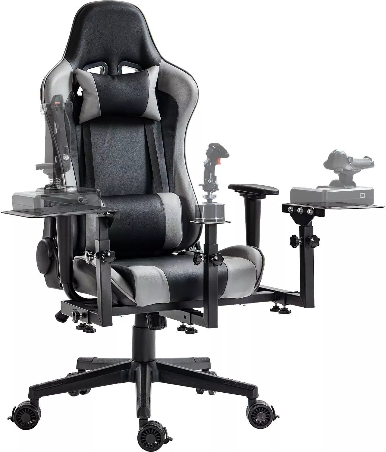 Marada Flight Joystick Hotas Mount with Chair Adjustable Compatible wi
